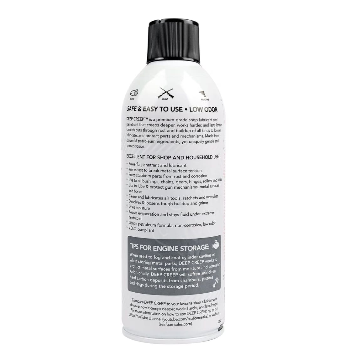 Sea Foam Deep Creep Elite Multi-Use Lubricant Oil, Loosens, Cleans ...