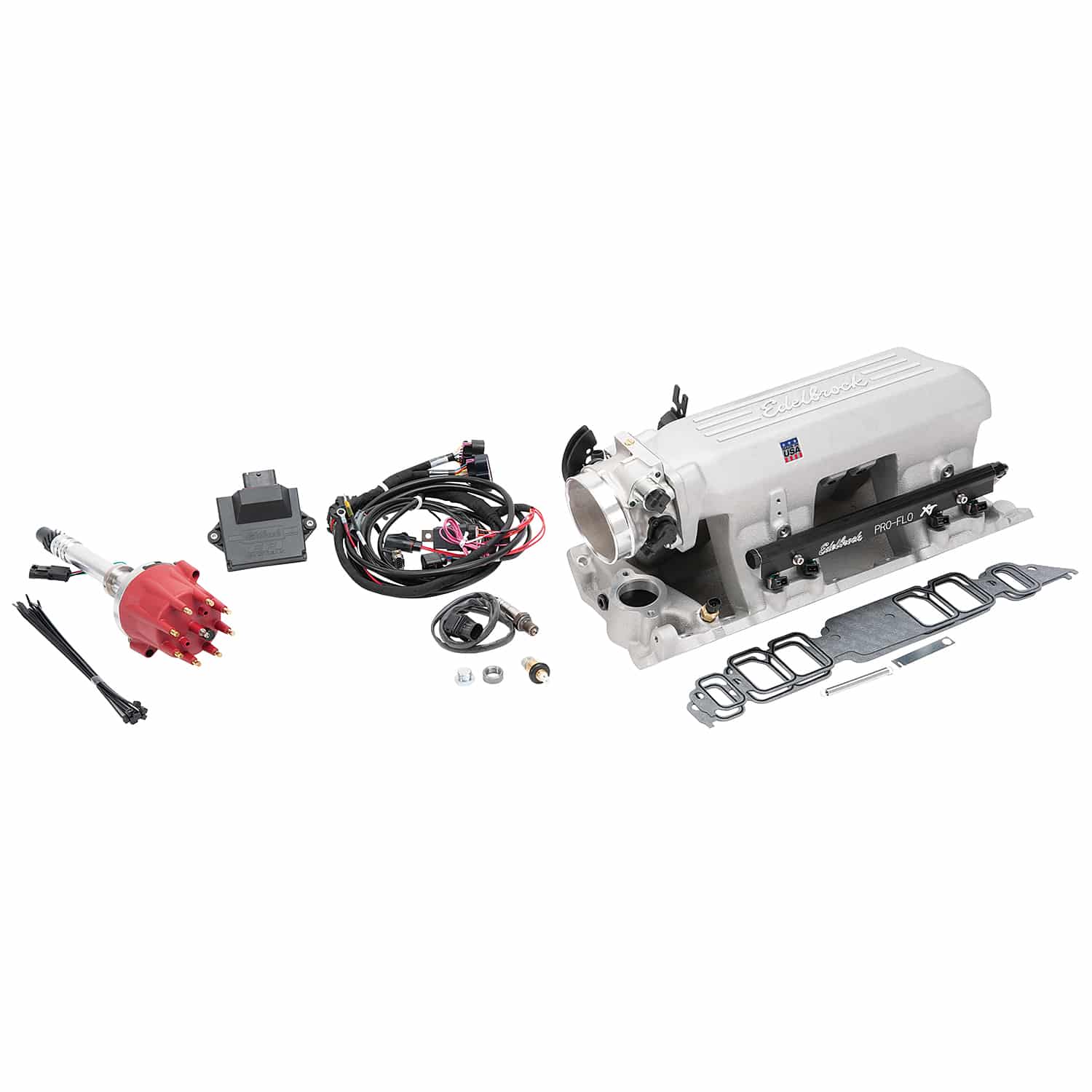 Edelbrock EDL-35880 Pro-Flo 4 EFI XT-Style Kit #35880 For Chevy Big ...