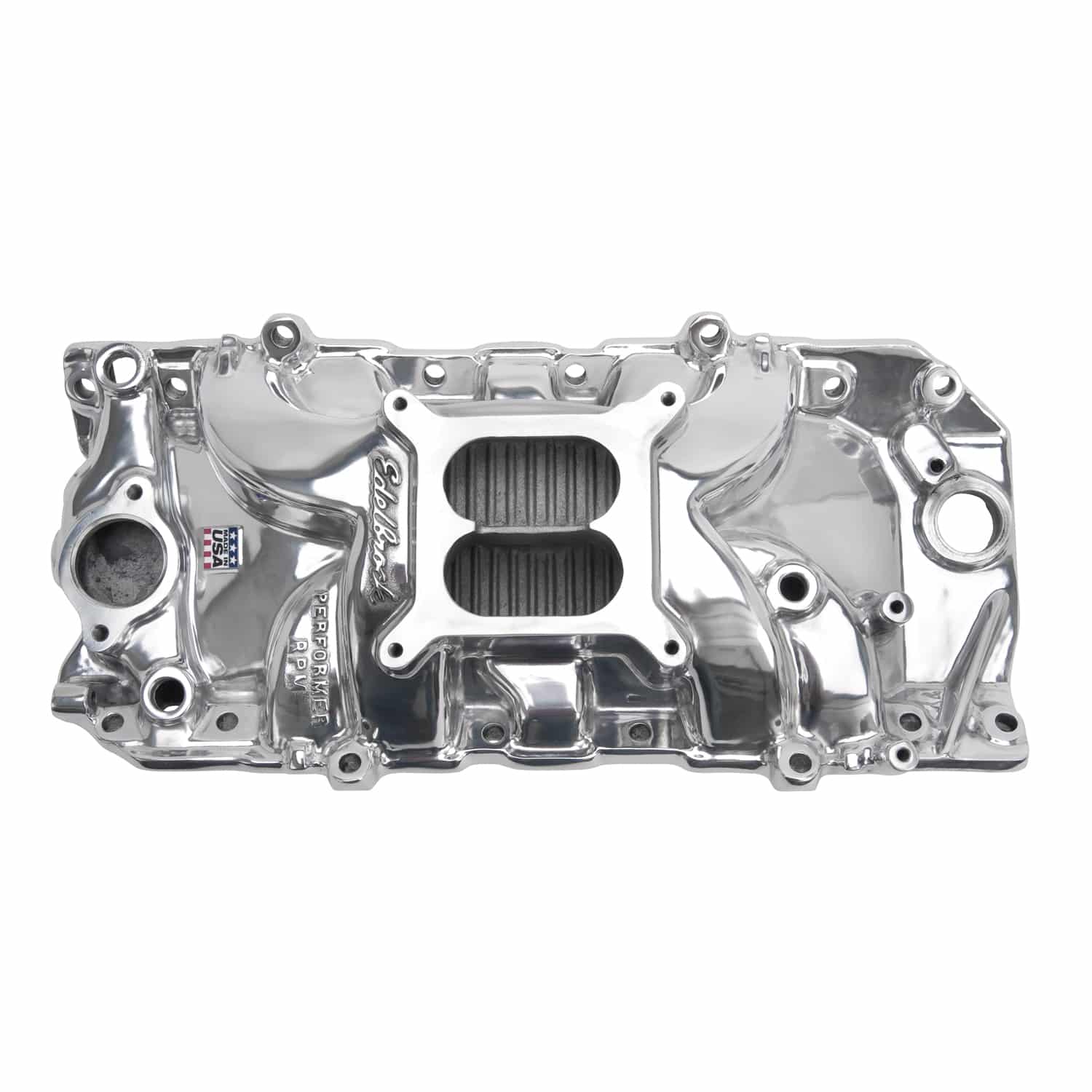 Edelbrock EDL-75611 RPM Air-Gap Big Block Chevy 2-O Polished Intake ...